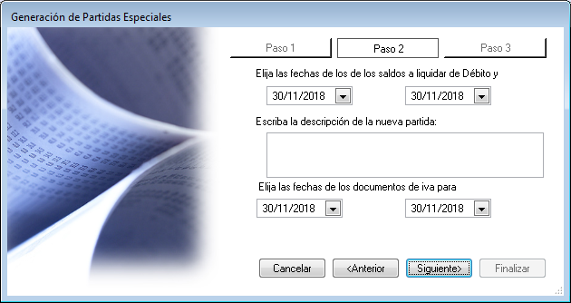 Partidas Especiales - Brilo ERP Docs